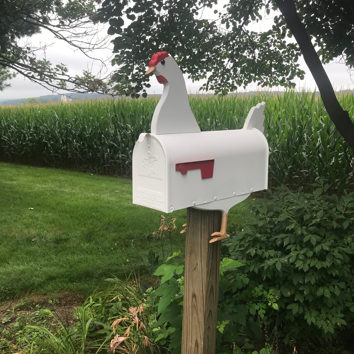 Adorable Chicken Mailbox | Farm Animal | Unique Mailbox | PP017 – Stone ...
