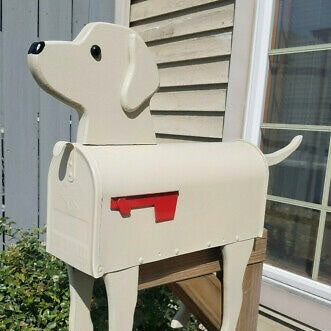 Yellow Lab | Unique Dog Mailbox | pp003 – Stone Bridge Collections