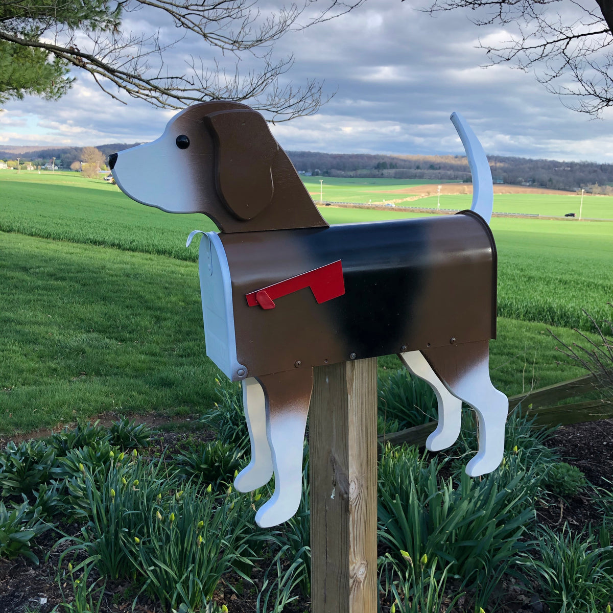 Beagle Mailbox | Unique Dog Mailbox | pp006 – Stone Bridge Collections