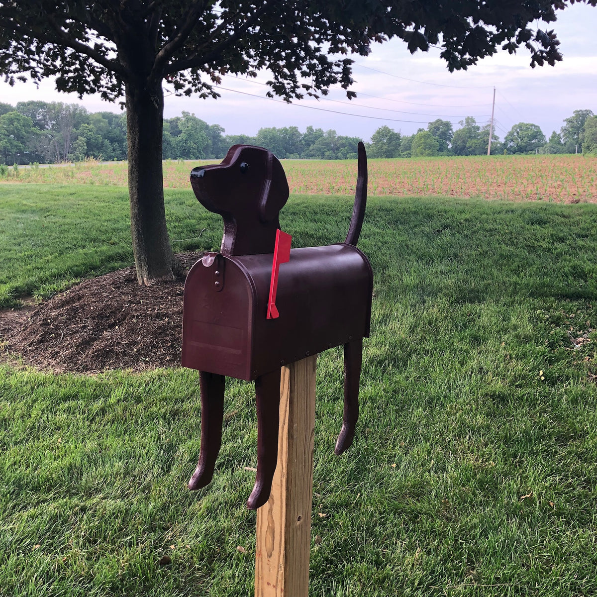 Chocolate Lab | Unique Dog Mailbox | pp003 – Stone Bridge Collections
