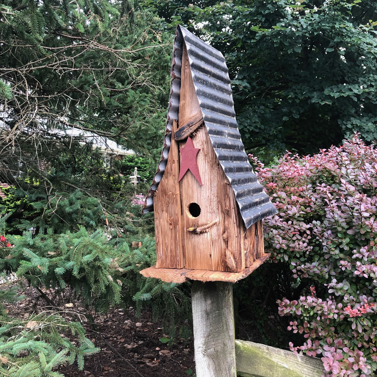 Rustic Wooden Shanty with Metal Roof | Made from Reclaimed Distressed ...